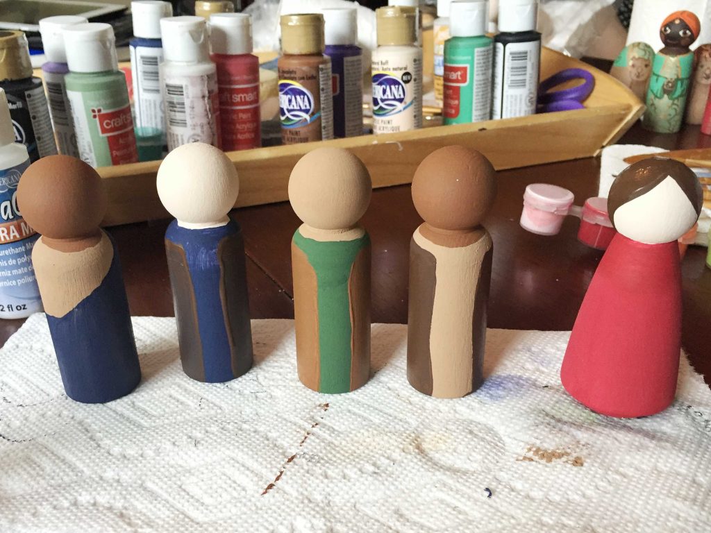 Peg Doll Nativity: A Christmas Craft Tutorial - Sara Laughed