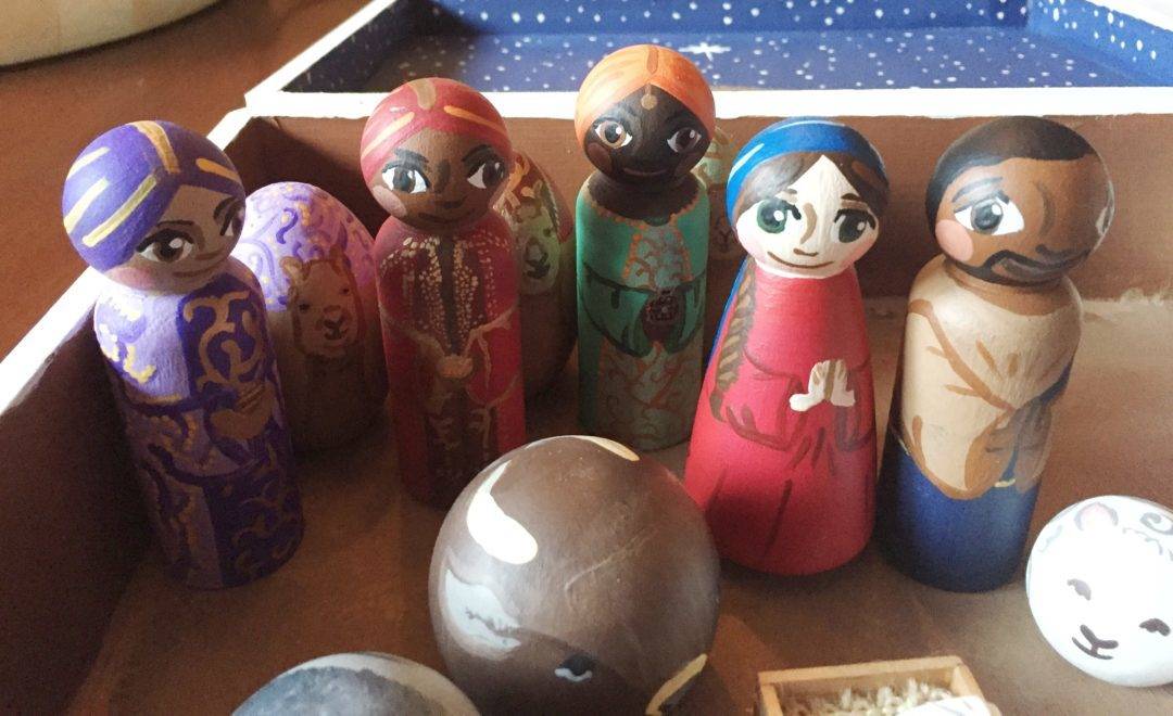 Peg Doll Nativity: A Christmas Craft Tutorial - Sara Laughed