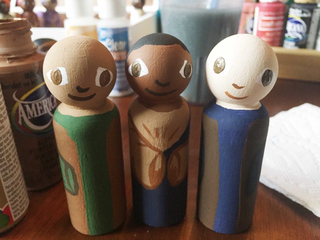 Peg Doll Nativity: A Christmas Craft Tutorial - Sara Laughed