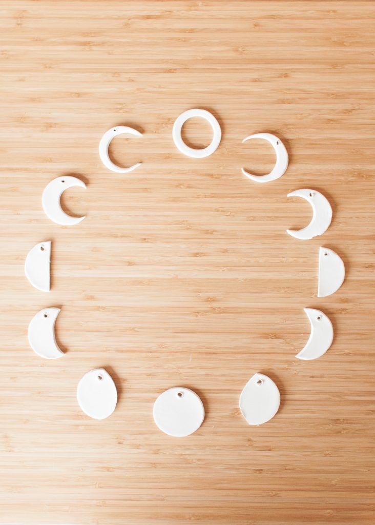 DIY These Clay Moon Ornaments to Make Your Tree Feel Magical • Sara Laughed